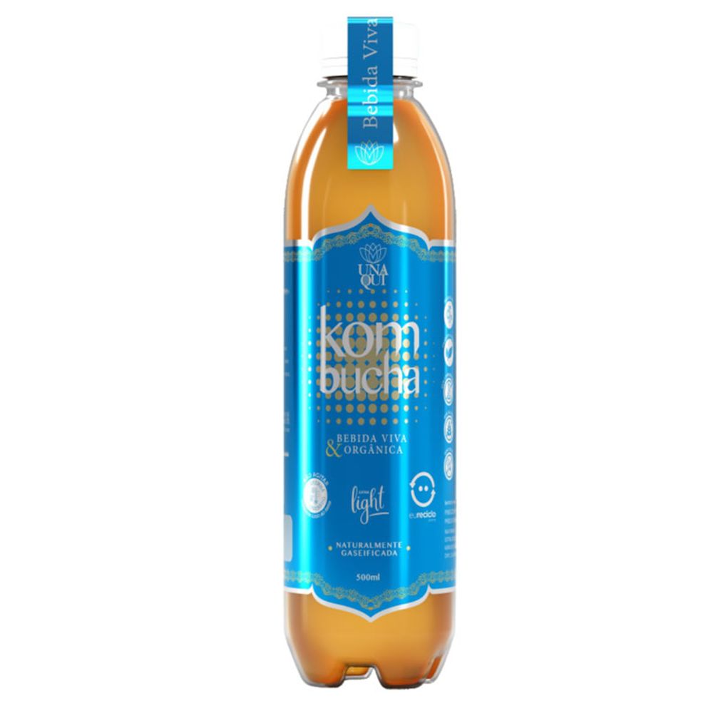 KOMBUCHA UNAQUI LIGHT 500ML - redemix
