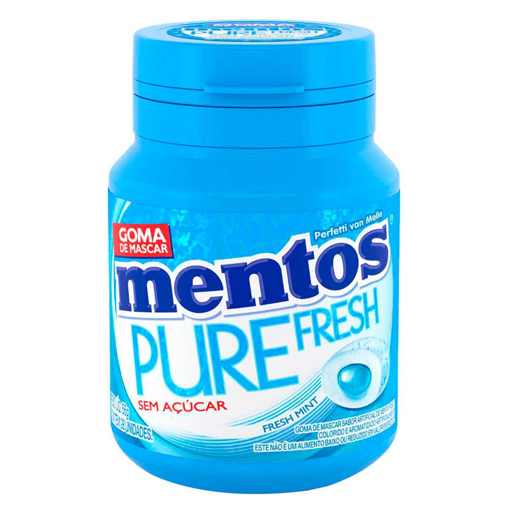 GOMA MENTOS PURE FRESH MINT GARRAFA 56G - redemix