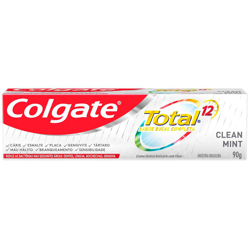 CREME DENTAL COLGATE TOTAL 12 CLEAN MINT 90G - redemix