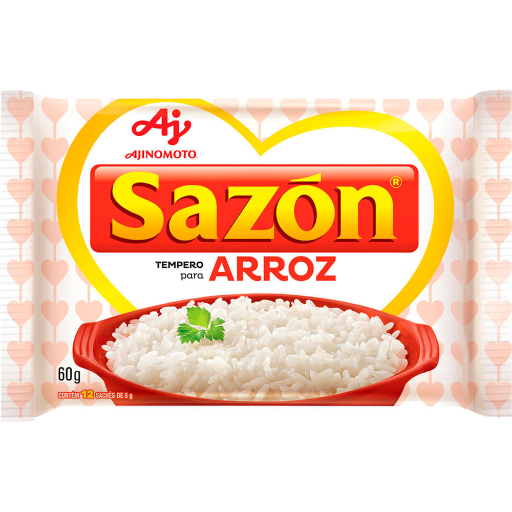 TEMPERO PARA ARROZ SAZON 60G - redemix