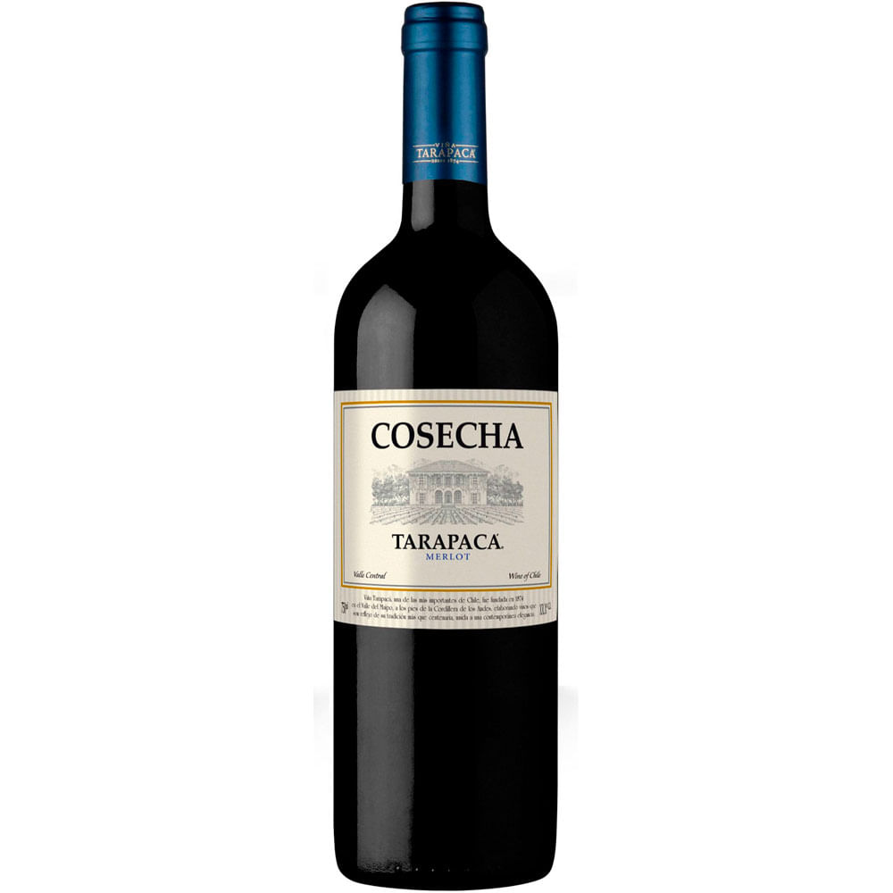 VINHO TINTO CHILENO TARAPACA MERLOT CONSECHA 750ML - redemix