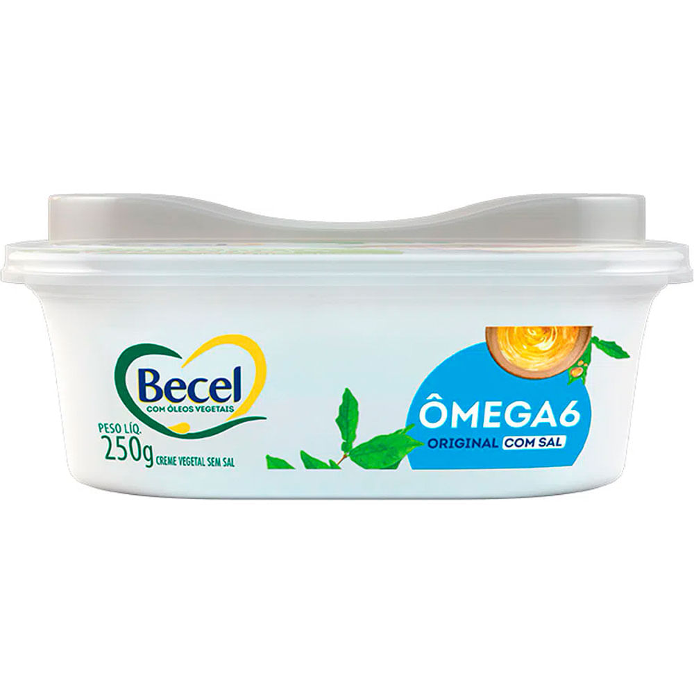 MARGARINA VEGETAL BECEL COM SAL 250G - redemix