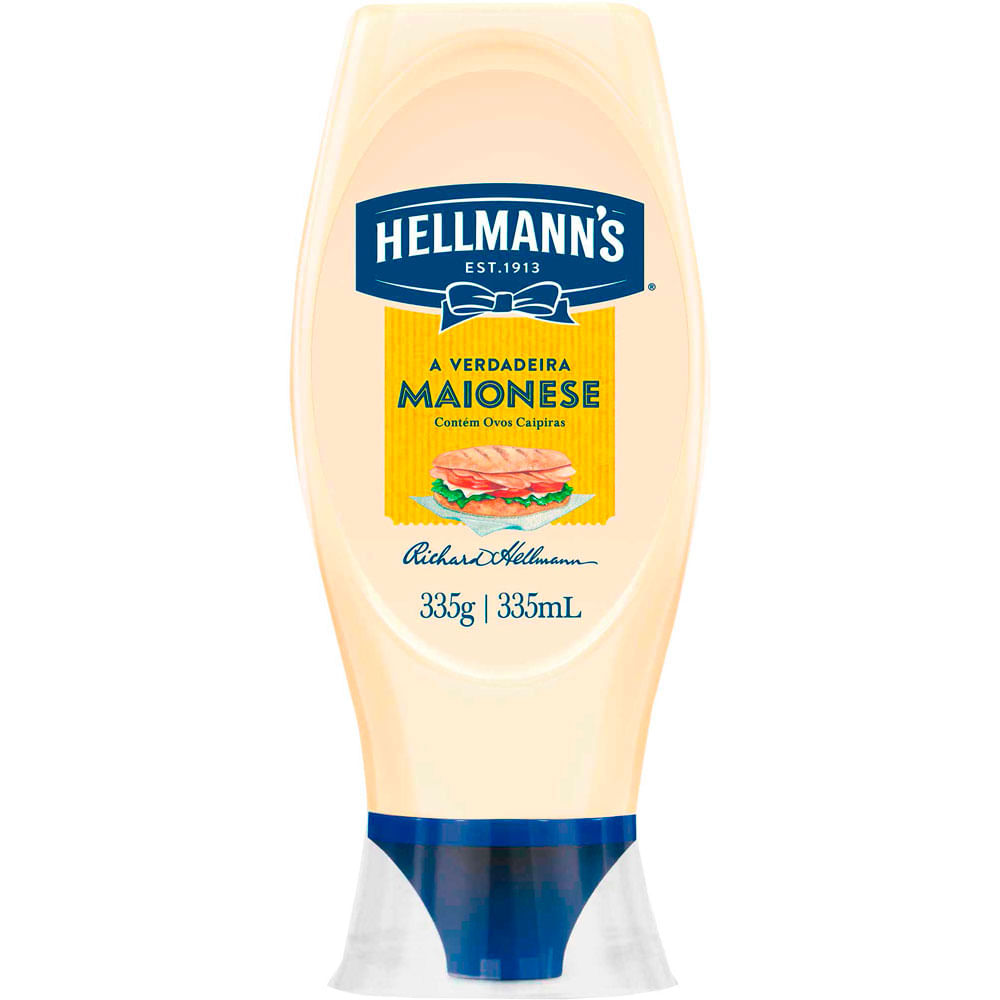 MAIONESE HELLMANNS TRADICIONAL 335G - redemix