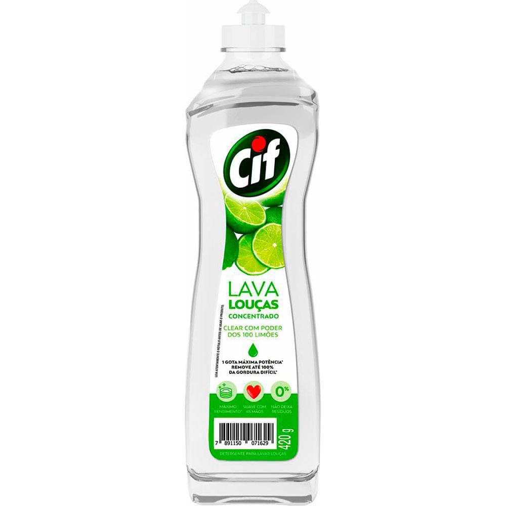 DETERGENTE GEL CIF CLEAR PODER 420G - redemix