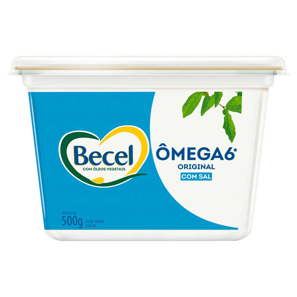 MARGARINA VEGETAL BECEL COM SAL 500G - redemix