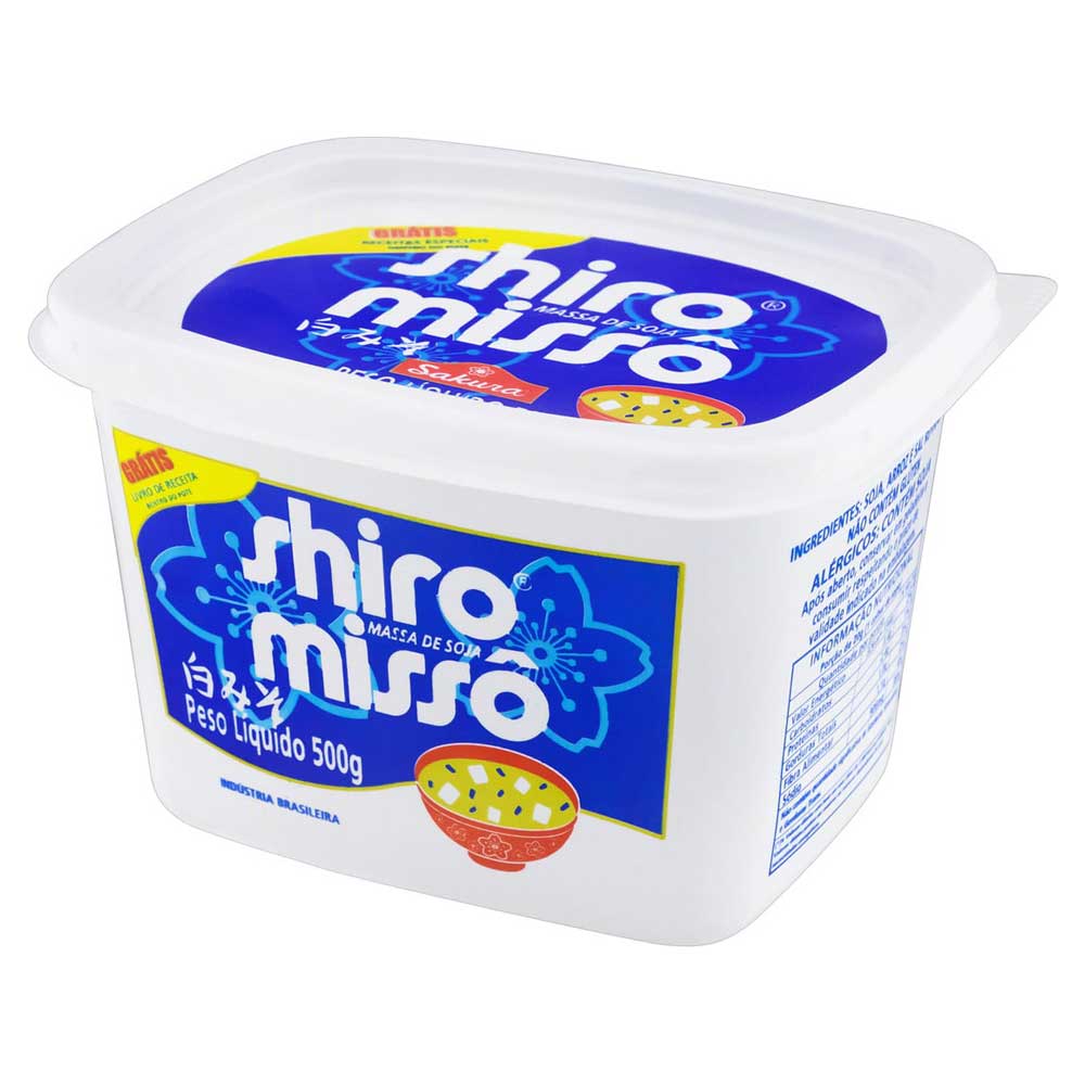 MASSA DE SOJA MISSÔ SHIRO SAKURA 500G - redemix