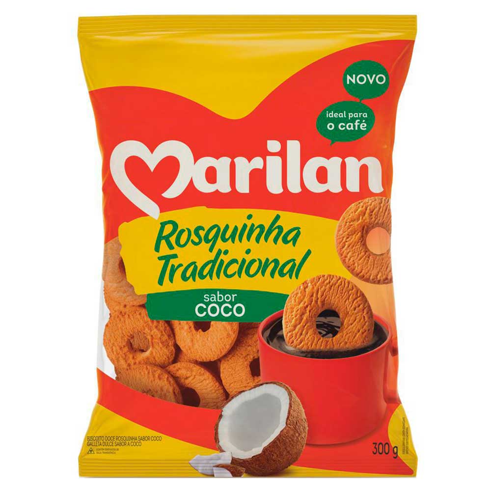 BISCOITO ROSQUINHA MARILAN COCO 300G - redemix