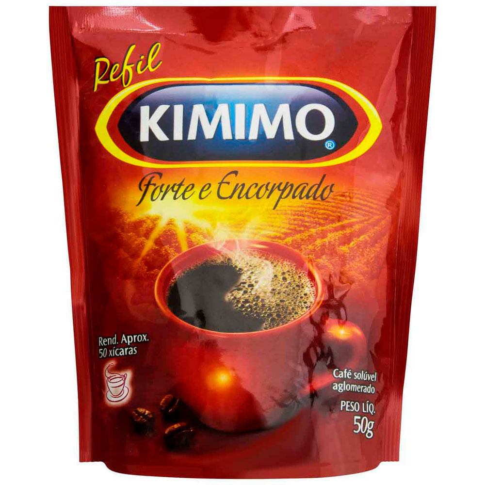 CAFÉ SOLÚVEL KIMIMO REFIL 50G - redemix