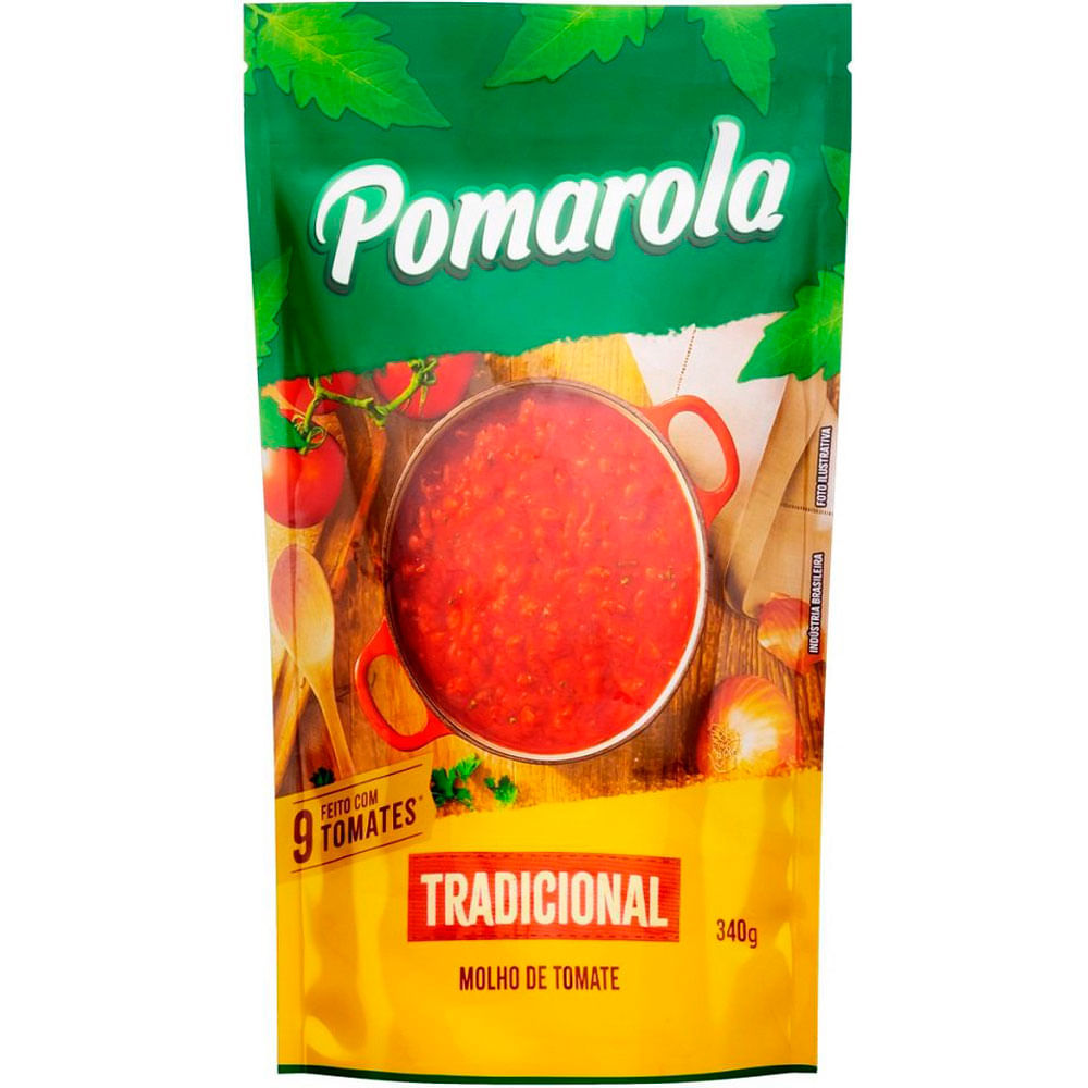 MOLHO TOMATE POMAROLA CAS TRADICIONAL 300G - redemix