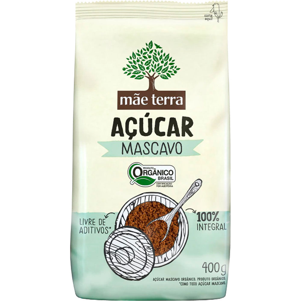 ACUCAR MASCAVO MAE TERRA 400G - redemix