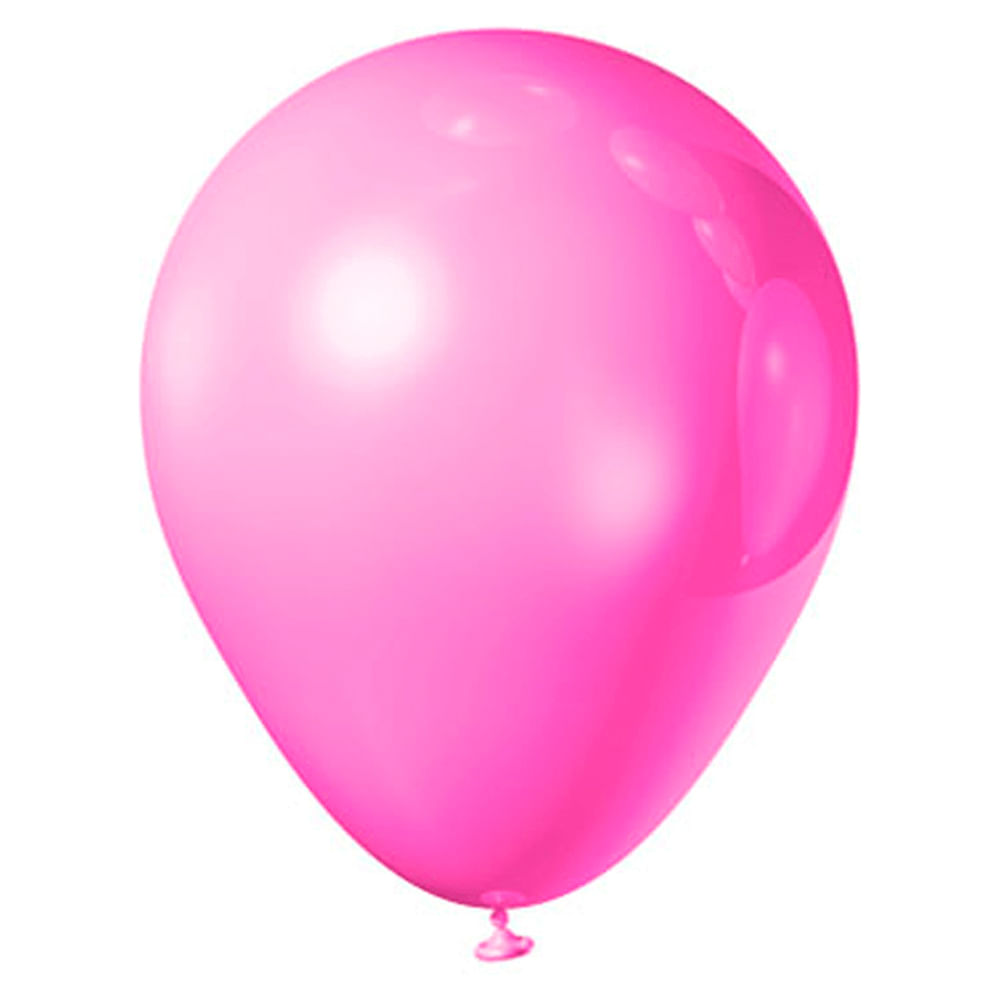 BALAO LATEX JUNCO N70 ROSA 50 UNIDADES - redemix