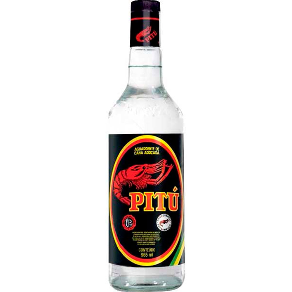 AGUARDENTE PITU 965ML - redemix