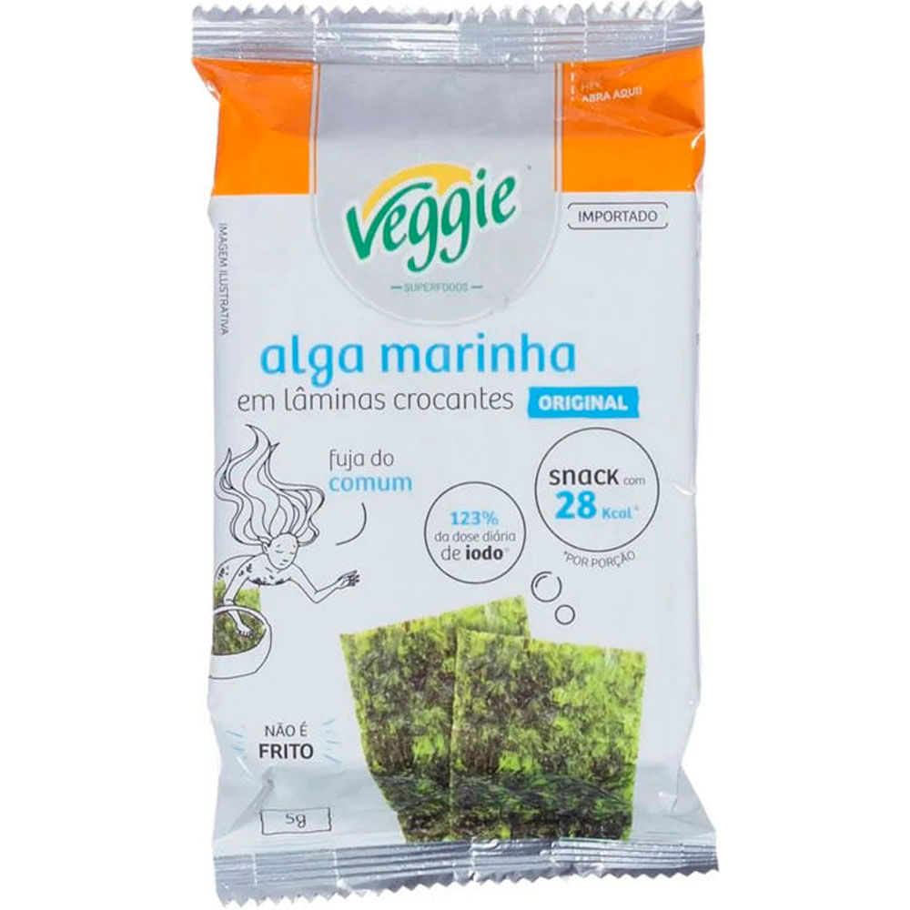 SNACK ALGA VEGGIE TRADICIONAL 5G - redemix