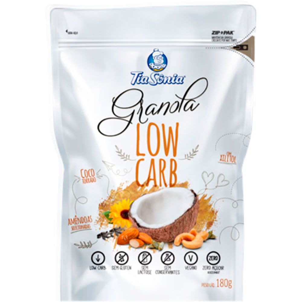 GRANOLA TIA SONIA LOW CARB 180G - redemix
