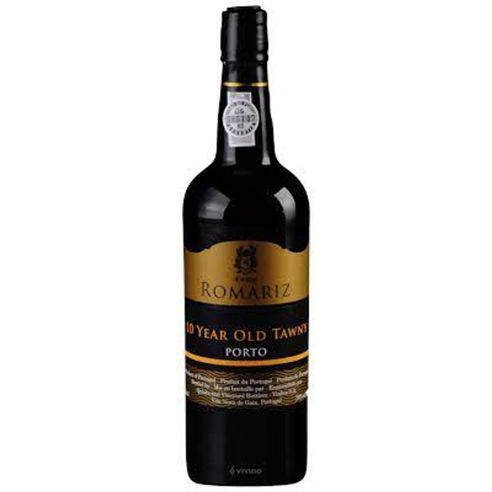 VINHO TINTO PORTUGUES ROMARIZ PORTO 10 ANOS 750ML - redemix