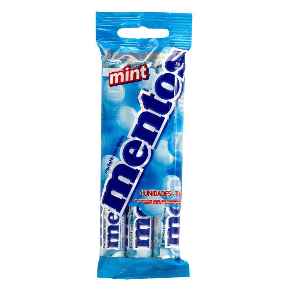 PASTILHA STICK MENTOS MINT C3 112.5G - redemix