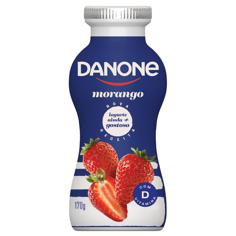 IOGURTE LIQUIDO DANONE MORANGO 170G - redemix