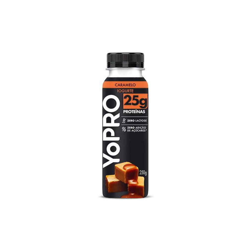 IOGURTE LIQUIDO YOPRO 25G PROTEINAS CARAMELO 250G - redemix