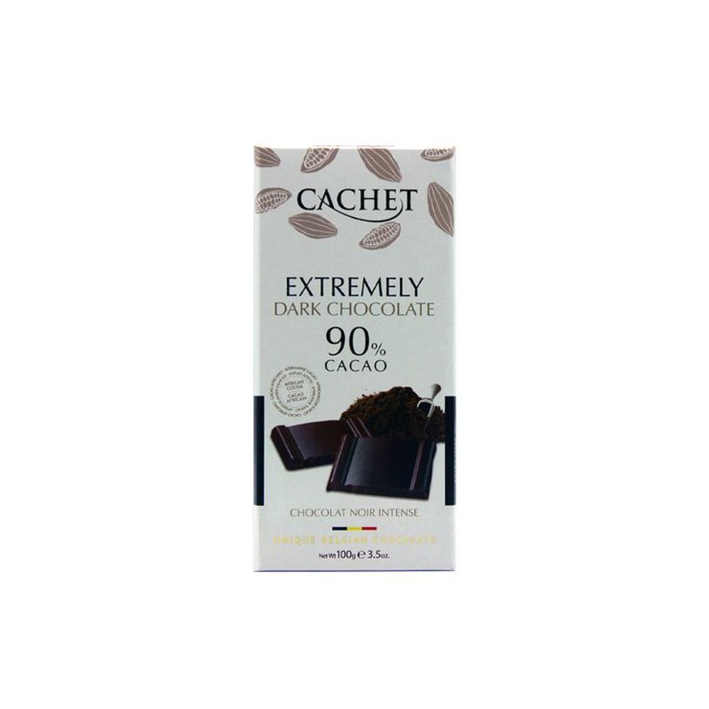 CHOCOLATE BELGA CACHET 90 CACAO 100G - redemix