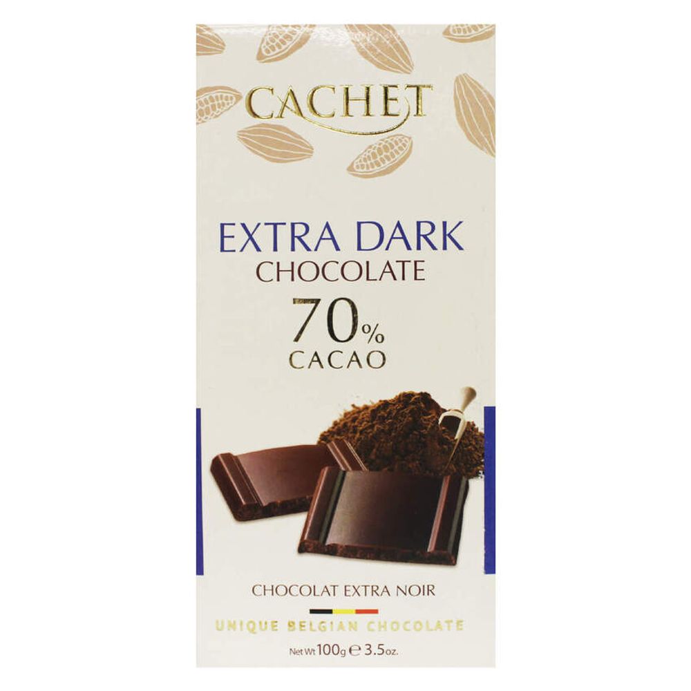 CHOCOLATE BELGA CACHET 70 CACAO 100G - redemix