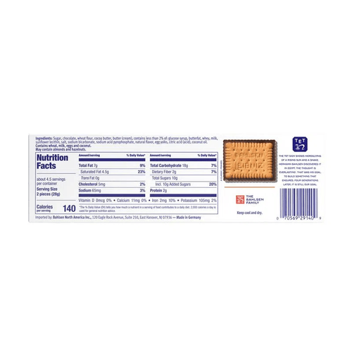 BISCOITO BAHLSEN CHOCOLATE LEIBNIZ DARK 125G - redemix