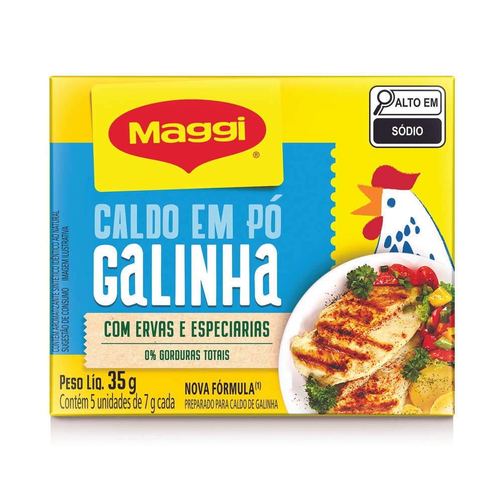 CALDO EM PÓ DE GALINHA MAGGI 35G - redemix