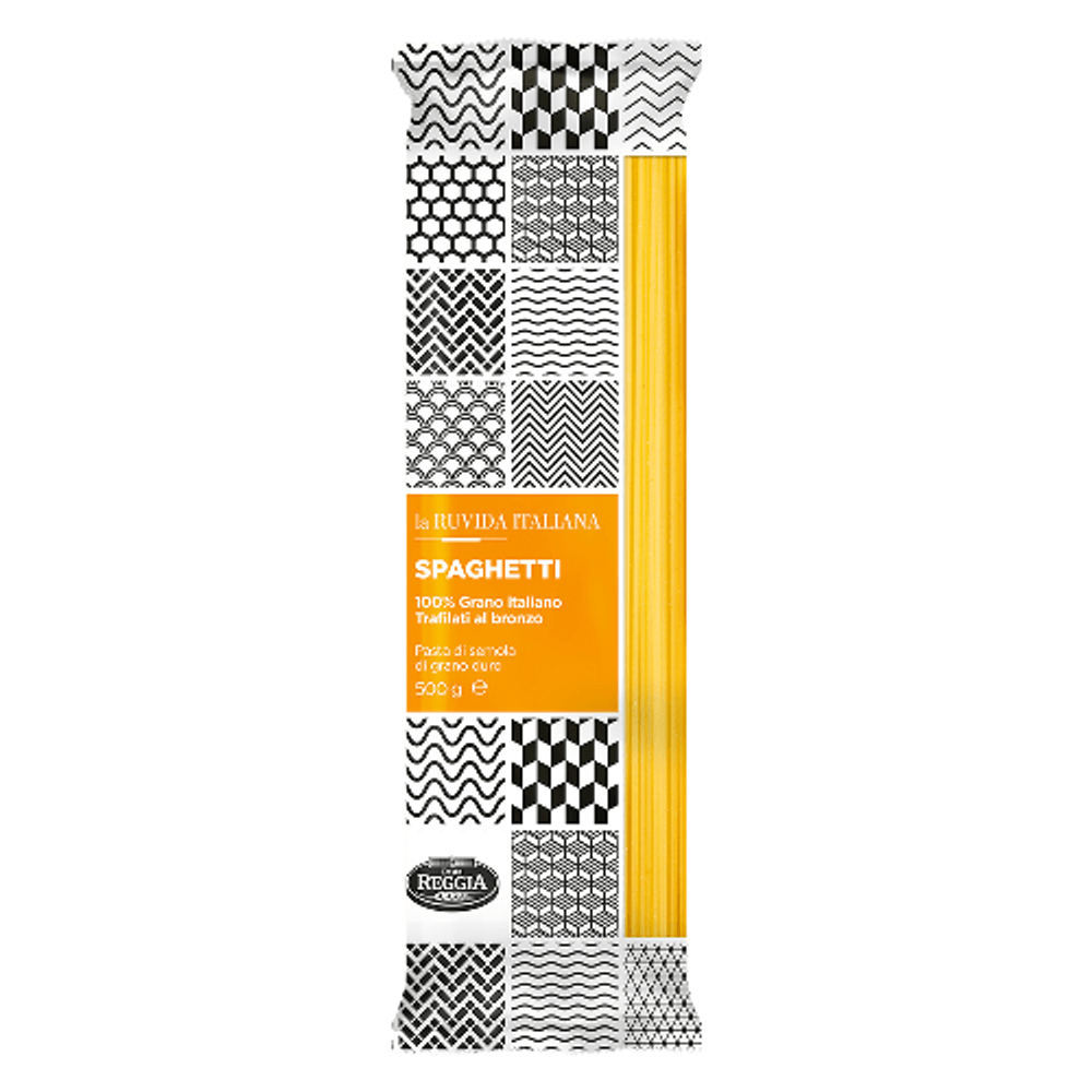 MASSA ITALIANA SPAGUETTI LA RUVIDA 500G - redemix