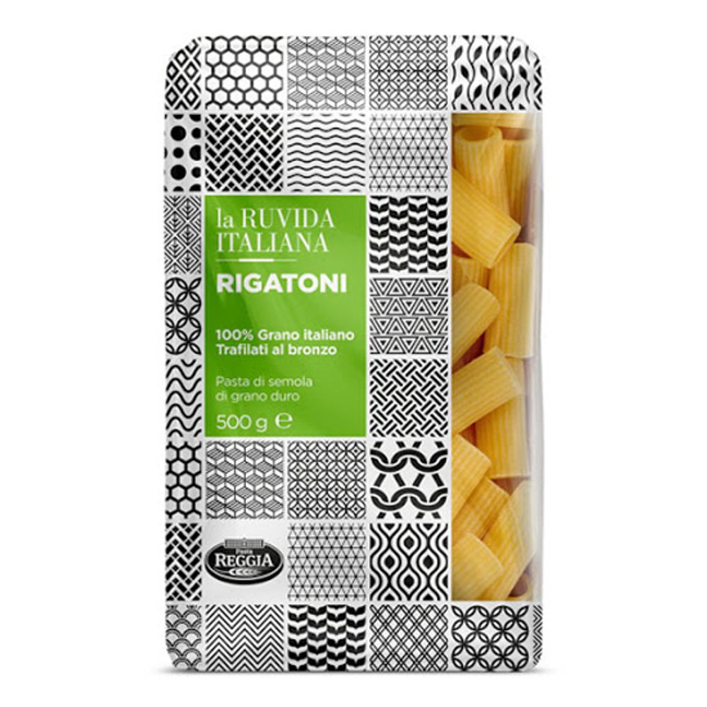 MASSA ITALIANA RIGATONI LA RUVIDA ITALIANA RIGATE 500G - redemix