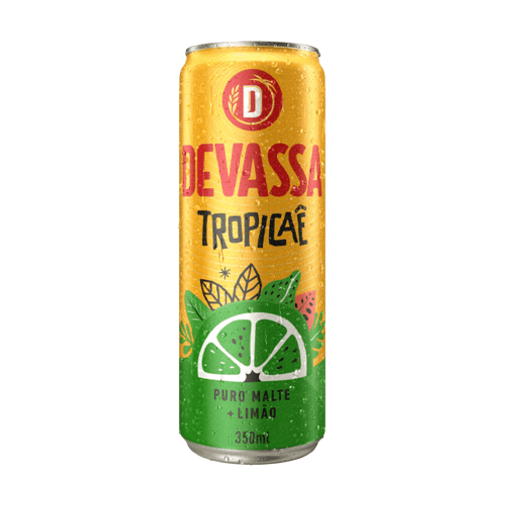 CERVEJA DEVASSA TROPICAE LIMAO LATA 350ML - redemix