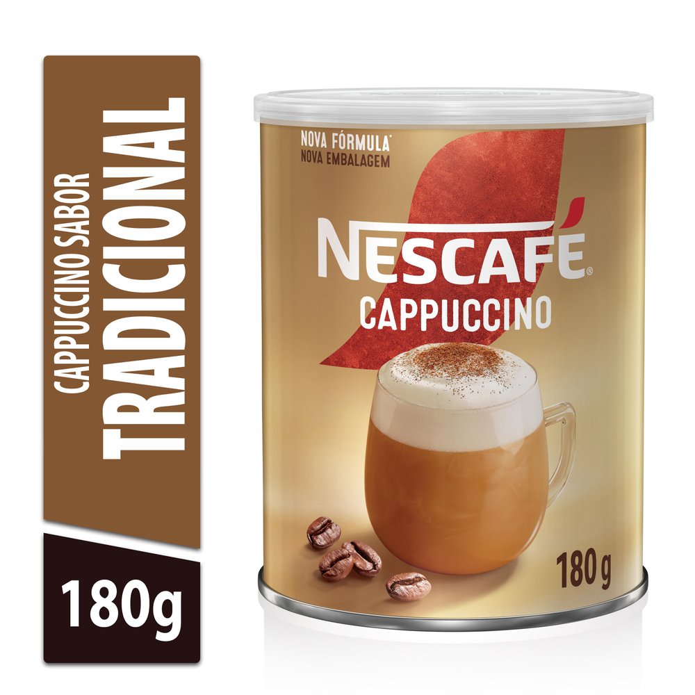 CAPPUCCINO SOLUVEL NESCAFE TRADICIONAL 180G - redemix