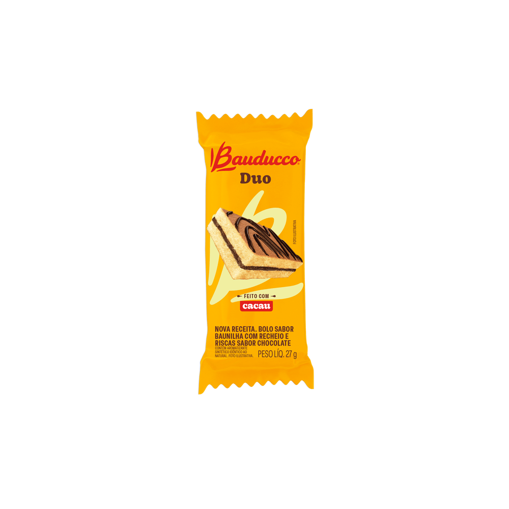BOLINHO BAUDUCCO DUO CHOCOLATE 27G - redemix