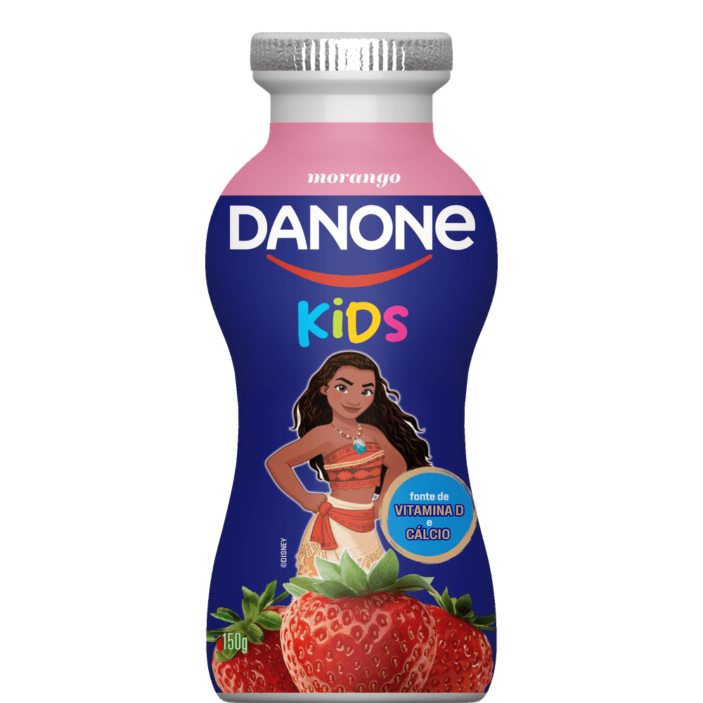 IOGURTE LIQUIDO DANONE KIDS MORANGO 150G - redemix