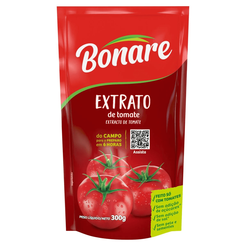 EXTRATO TOMATE BONARE SACHE 300G - redemix