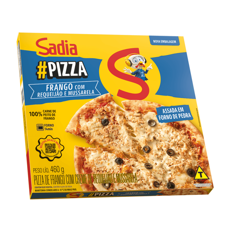 PIZZA SADIA FRANGO CATUPIRY CONGELADA 460G - redemix