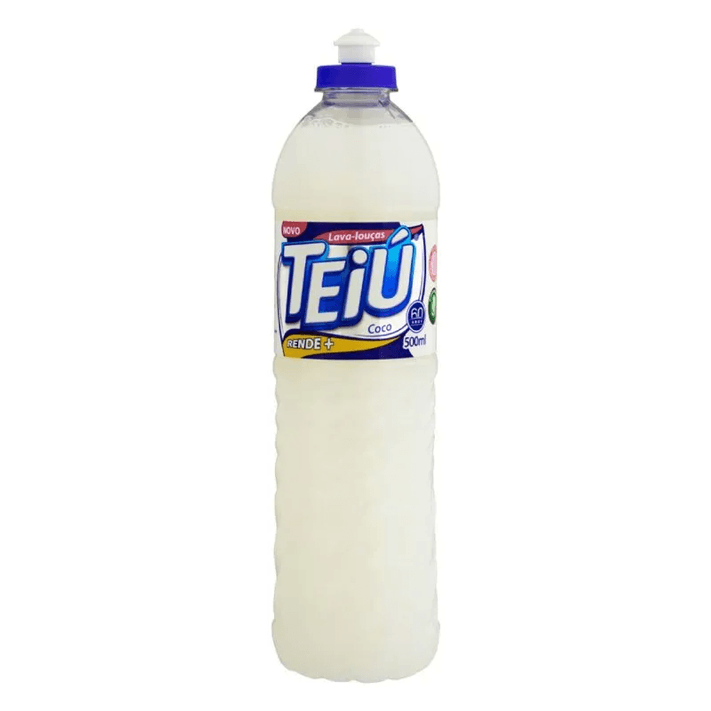DETERGENTE LIQUIDO TEIU COCO 500ML - redemix