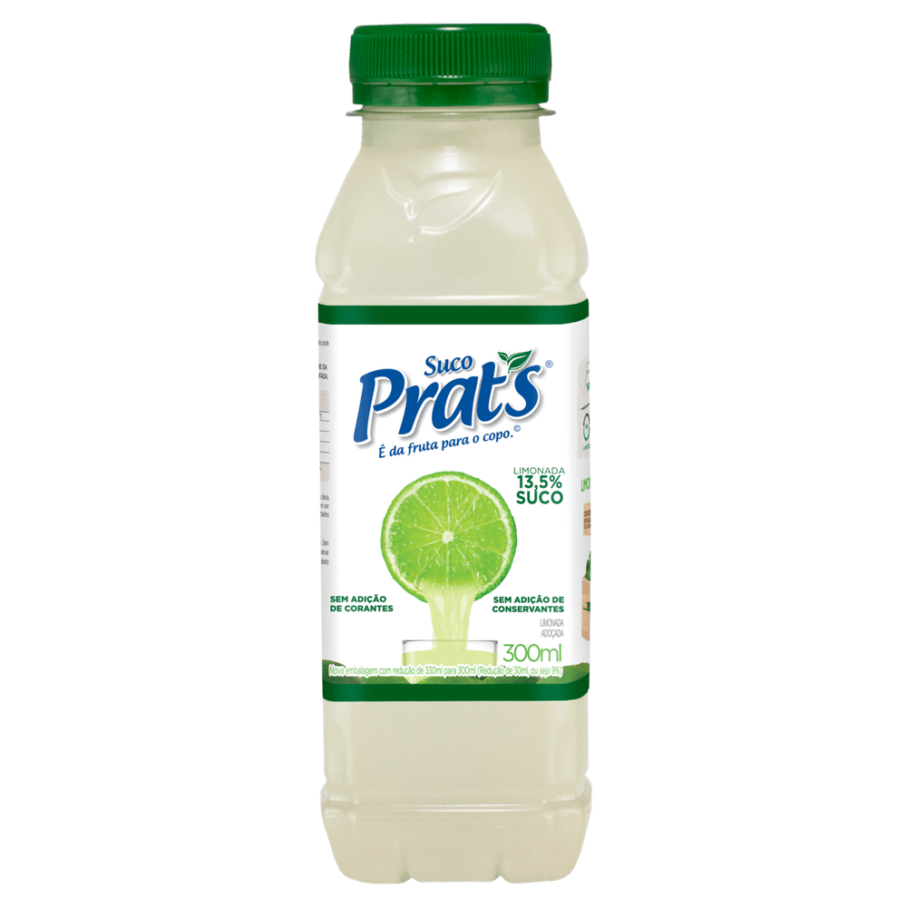 LIMONADA PRATS ADOCADA 300ML - redemix