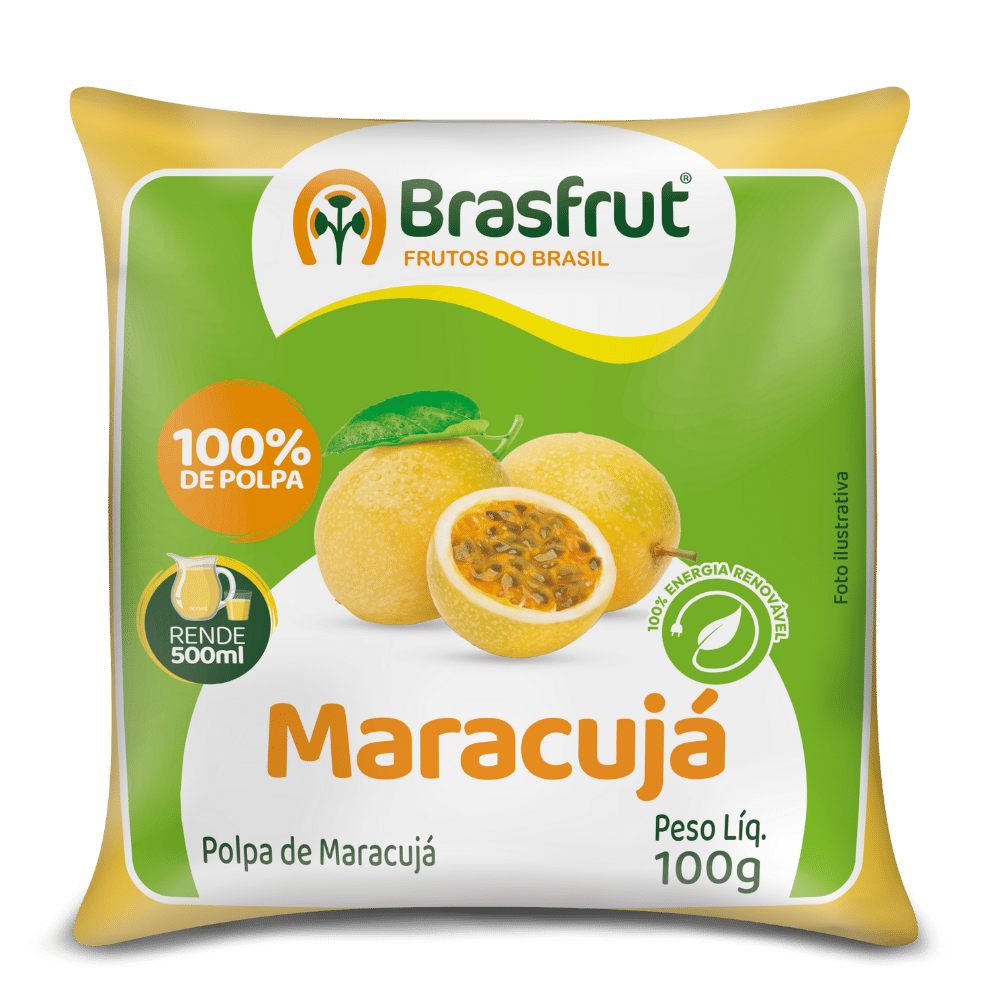 POLPA BRASFRUT MARACUJA 100G - redemix