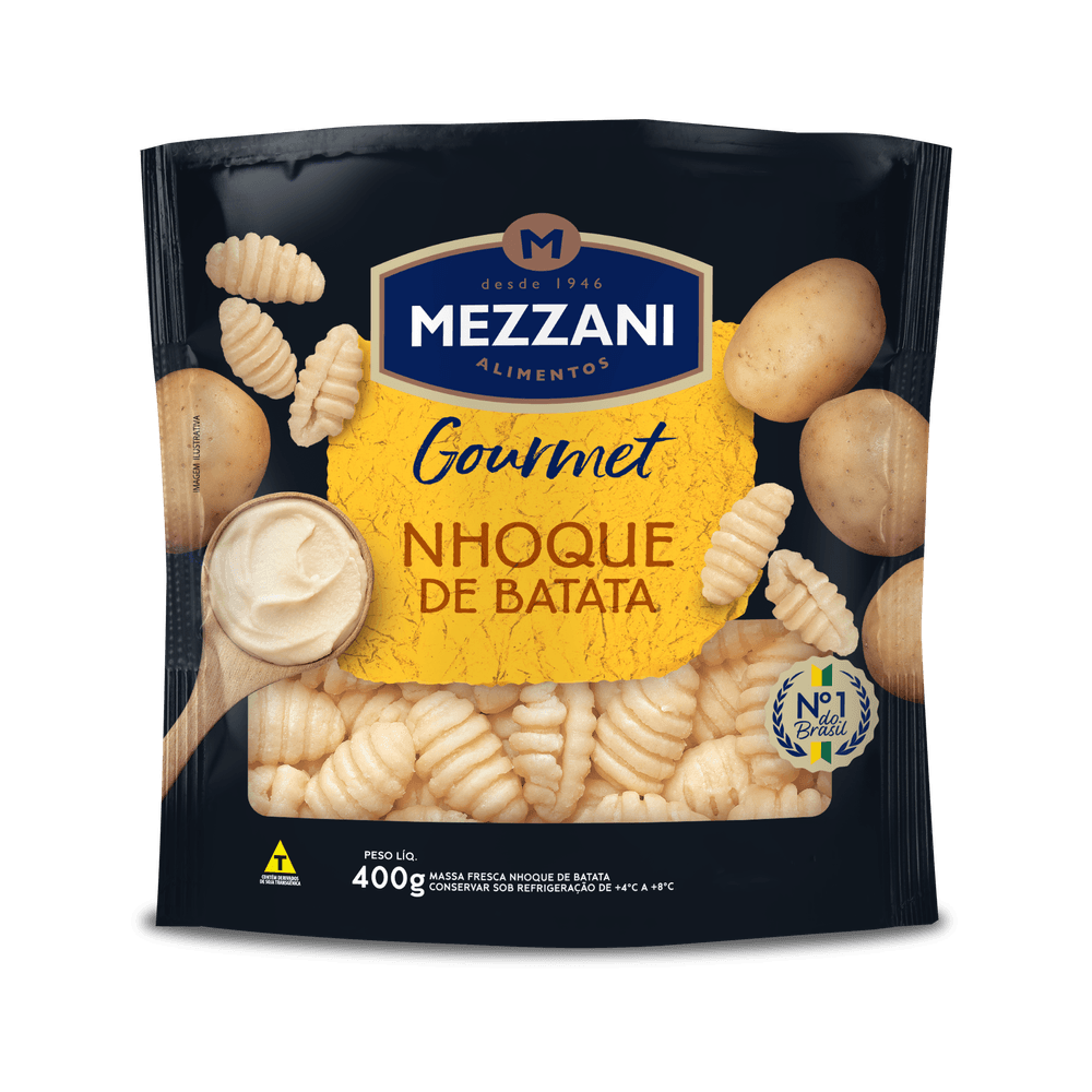NHOQUE MEZZANI BATATA 400G - redemix