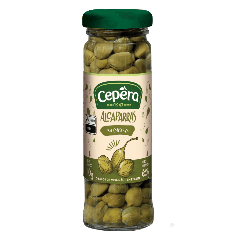 ALCAPARRA AO VINAGRET CEPERA 65G - redemix
