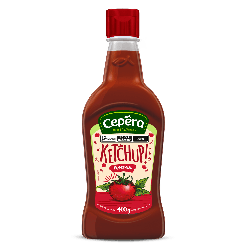KETCHUP CEPERA TRADICIONAL 400G - redemix