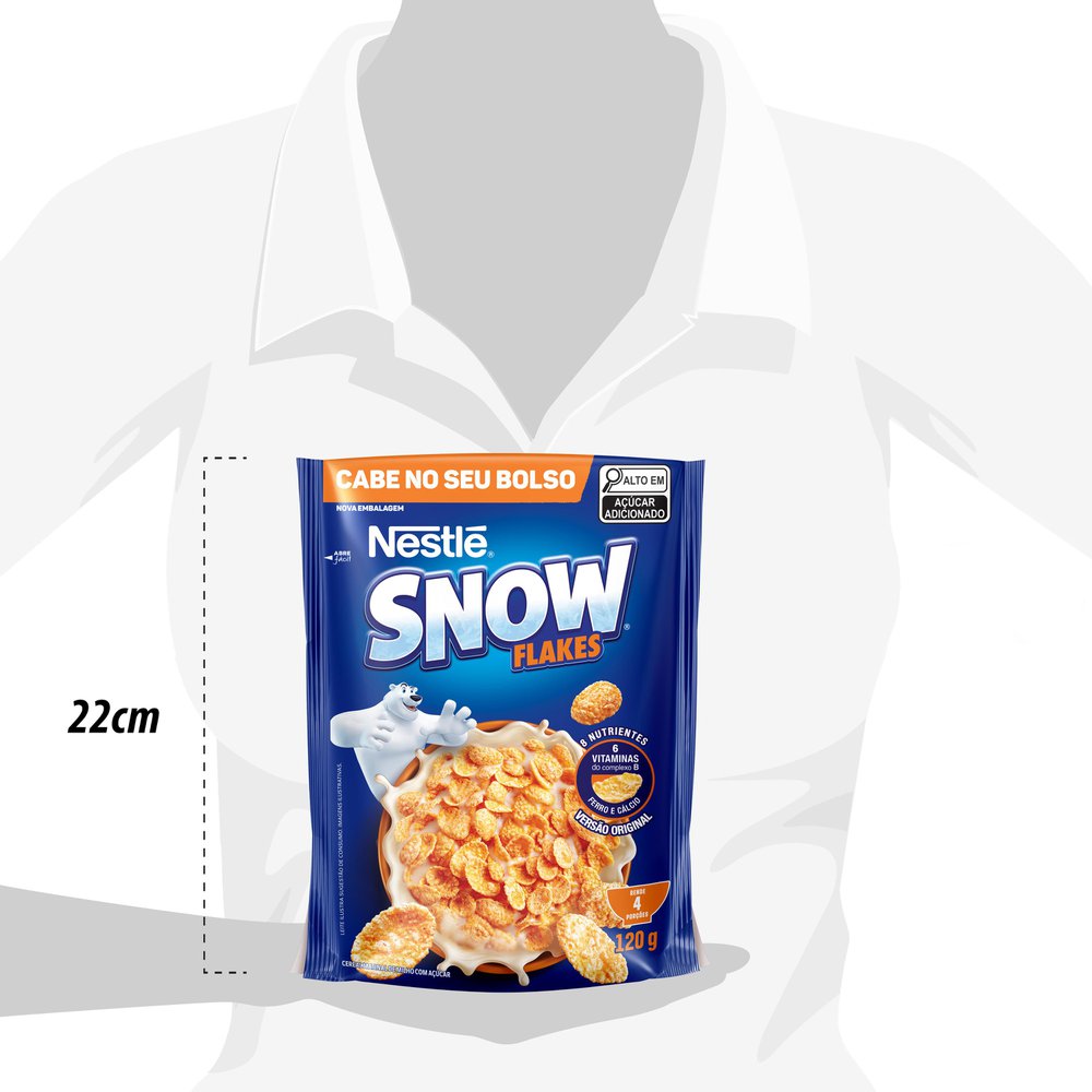 CEREAL MATINAL SNOW FLAKES NESTLE 120G - redemix