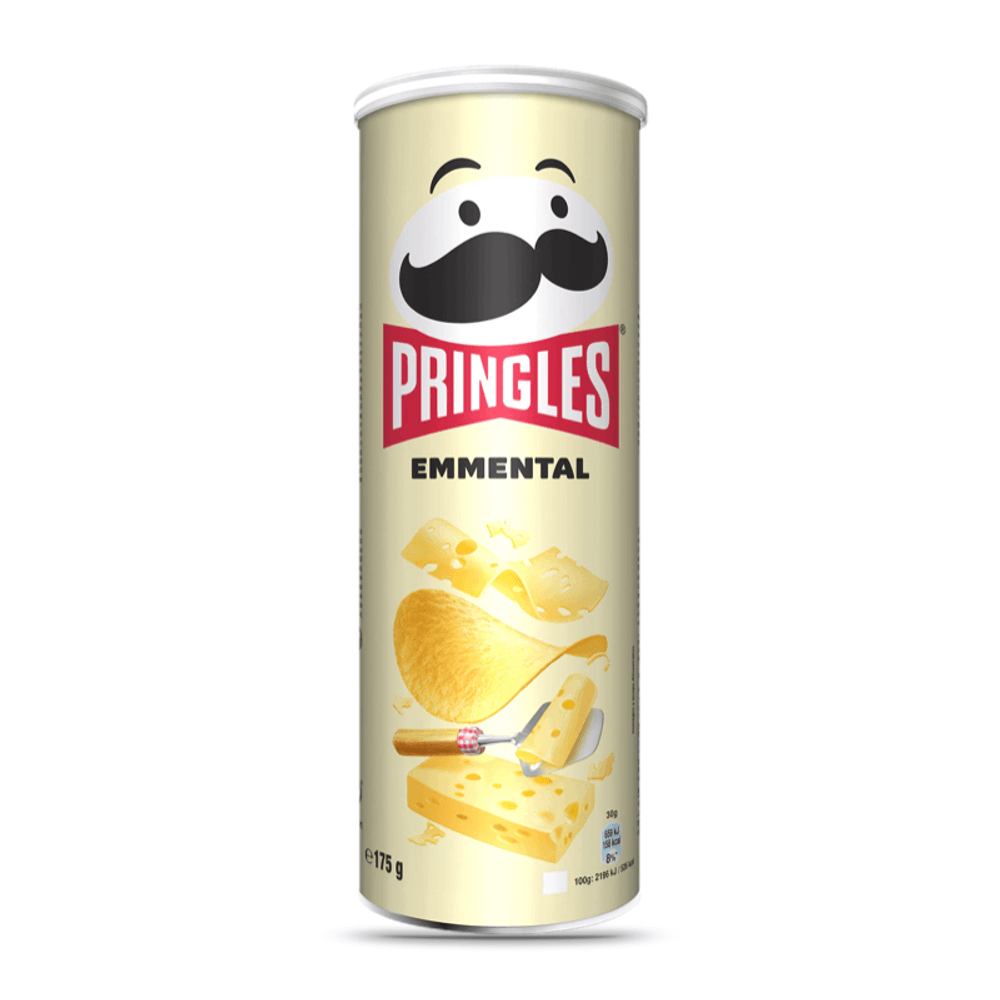 BATATA PRINGLES QUEIJO EMMENTAL 175G - redemix