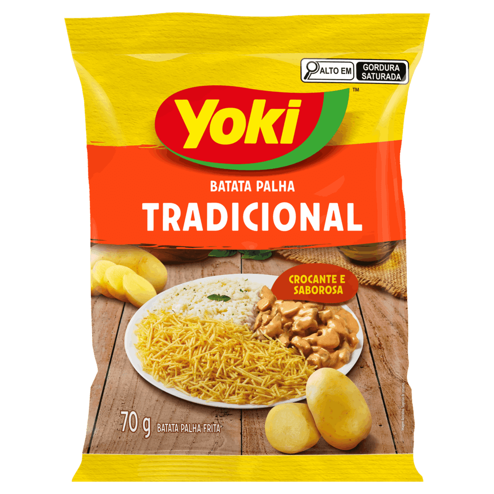 BATATA PALHA TRADICIONAL YOKI 70G - redemix