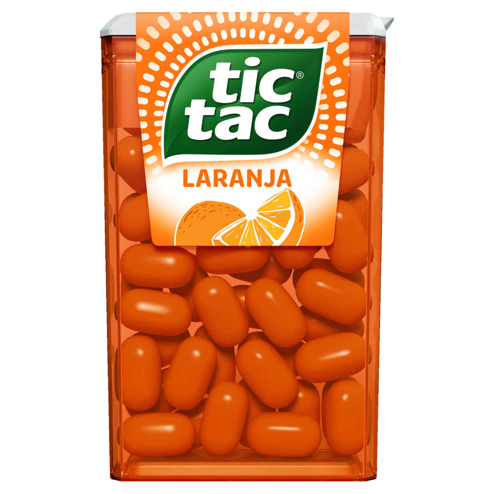 TIC TAC PASTILHAS SABOR LARANJA 14,5G - redemix