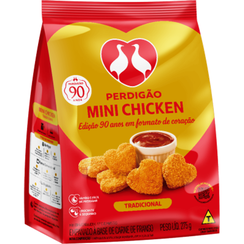 MINI CHICKEN PERDIGAO TRADICIONAL 275G - redemix