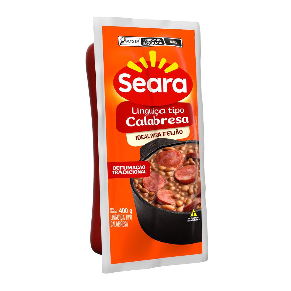 LINGUICA CALABRESA SEARA 400G - redemix