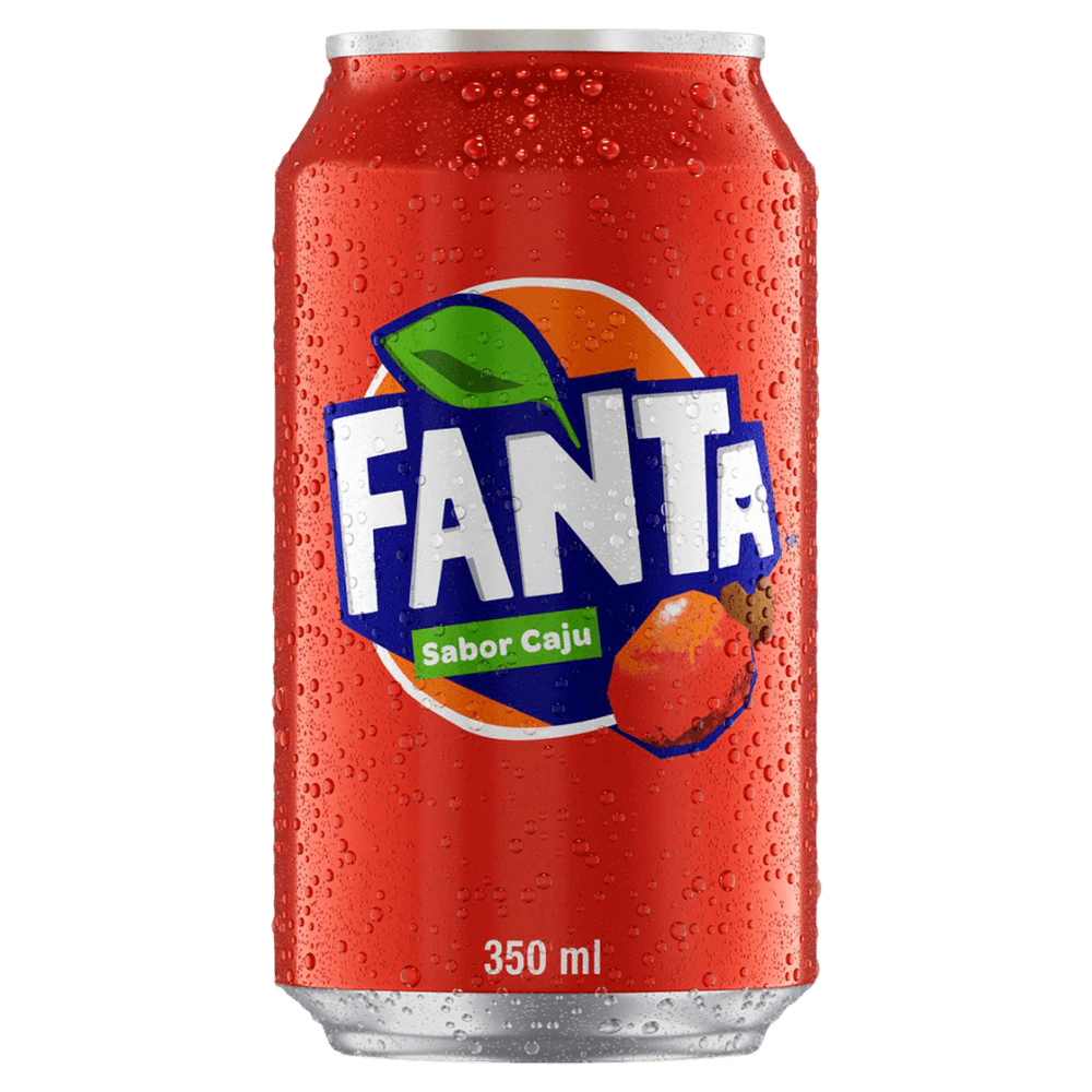 REFRIGERANTE FANTA CAJU LATA 350ML - redemix