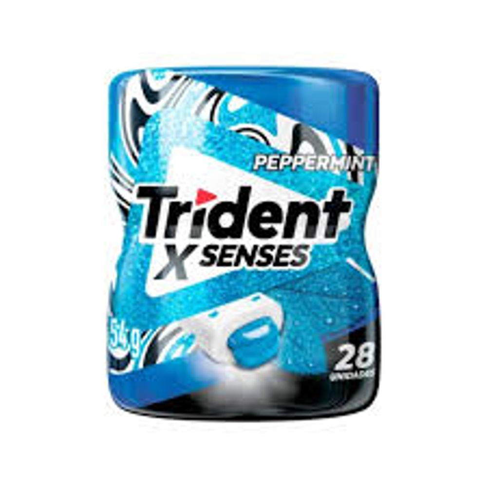 CHICLE TRIDENT PEPPERMINT GF 54G - redemix